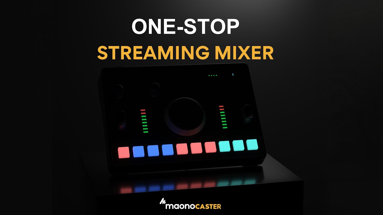 Maono One-Stop Streaming Mixer | Coming soon - YouTube
