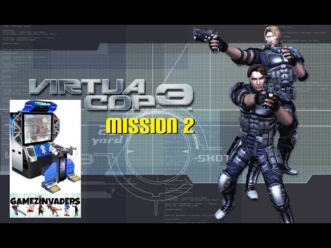 Let's Play: Sega's VIRTUA COP 3 ARCADE! Rare Retro Shooter! Mission 2 ...
