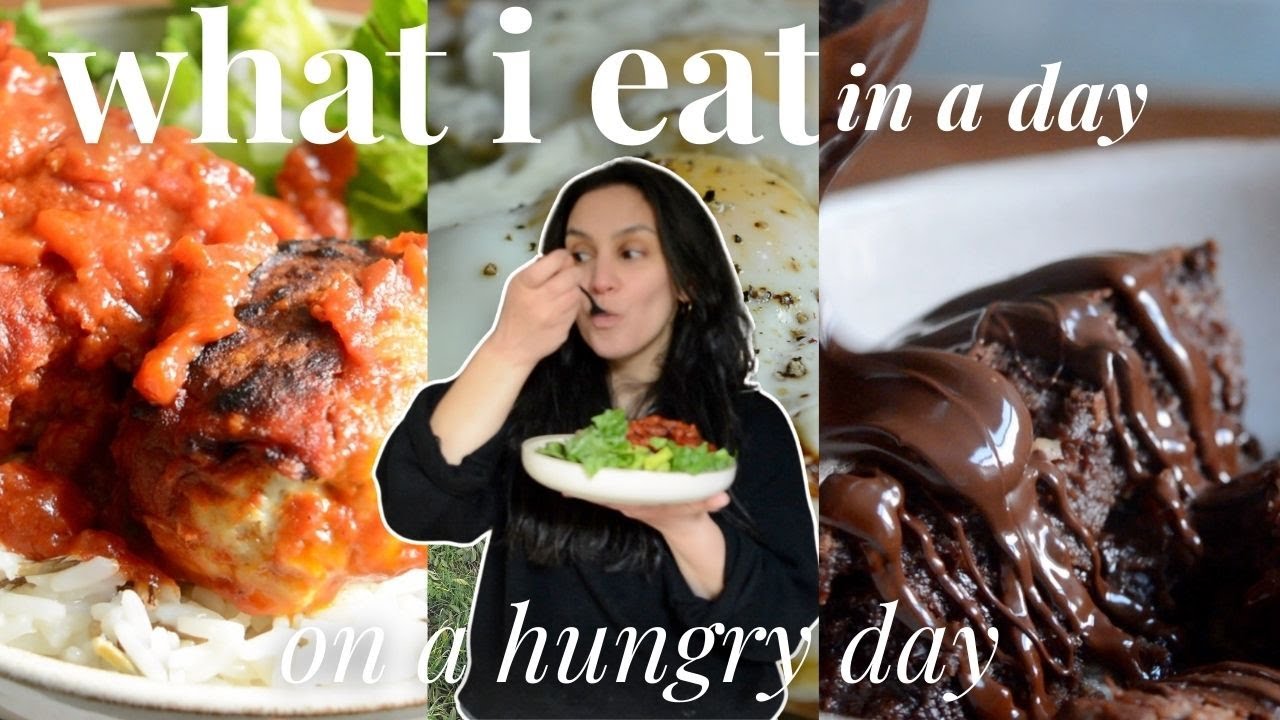 WHAT I EAT ON A HUNGRY DAY 🍫 EASY & YUMMY RECIPES - YouTube