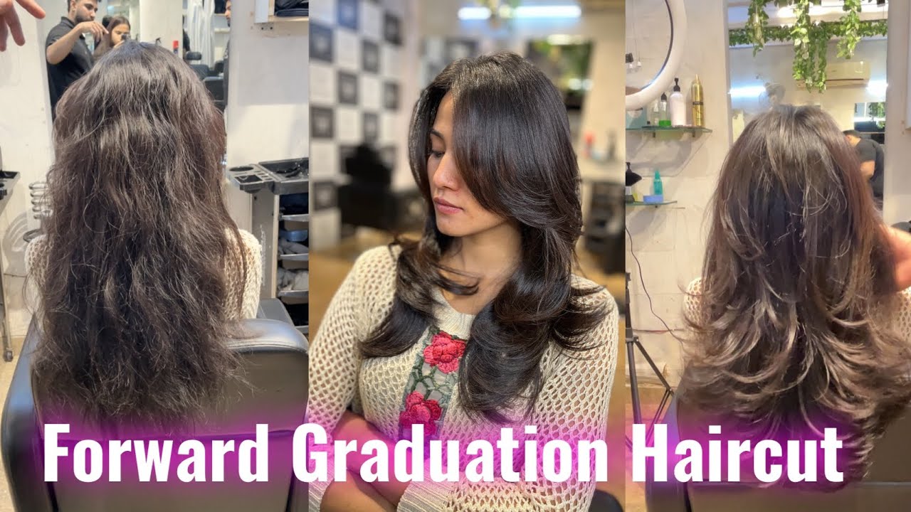 How to Forward Graduation Haircut || Haircut Layer Step-By-Step ...