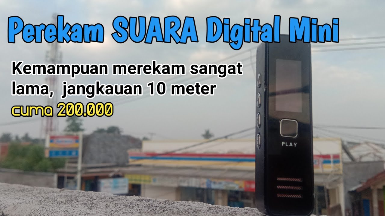 Perekam Suara Digital Mini - YouTube