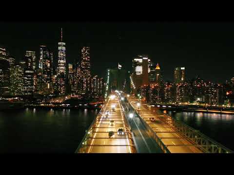 69 | USA 4K Video Free Stock Footage | Footage Of Brooklyn Bridge At Night No copyright Royalty Free