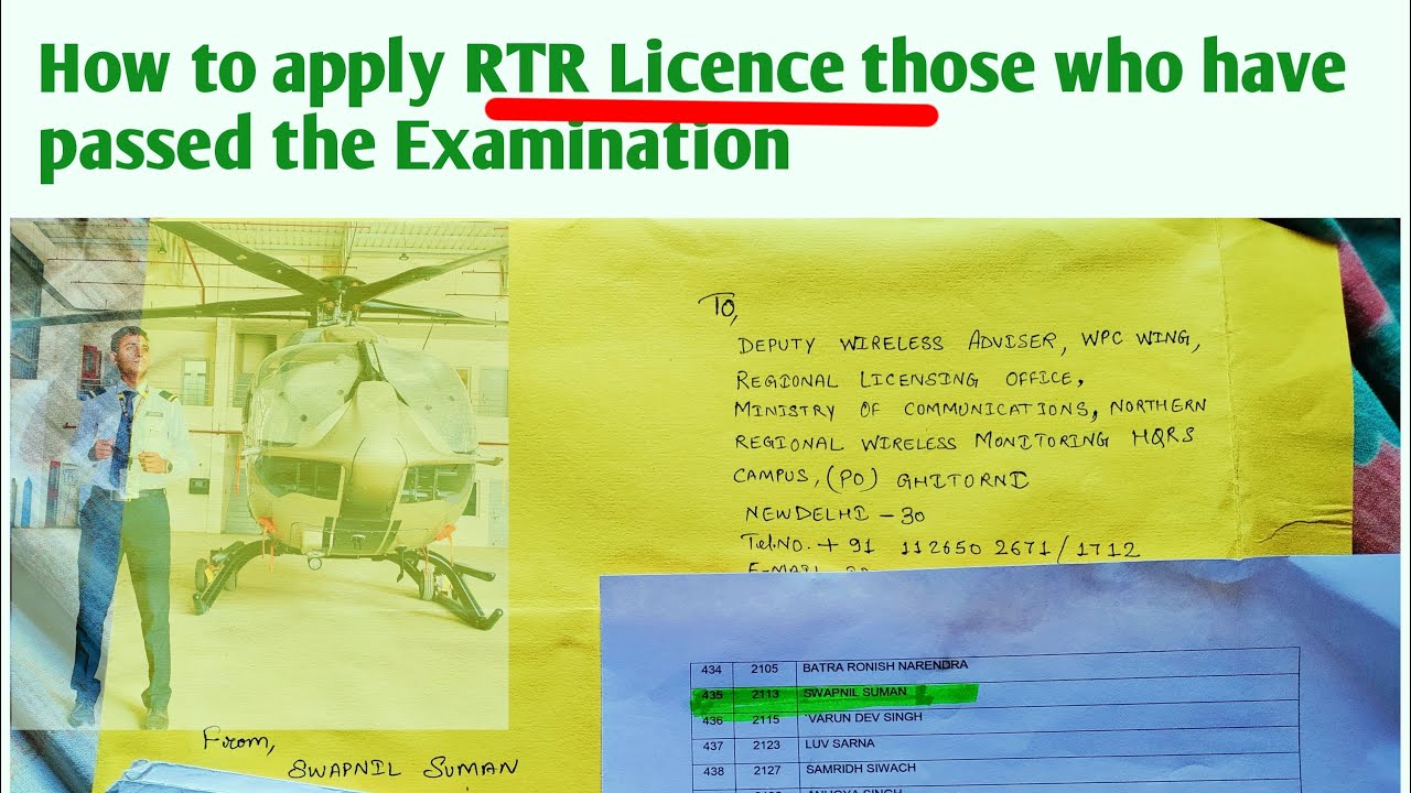 How to Apply RTR License step by step | Apply RTR License in easy steps ...