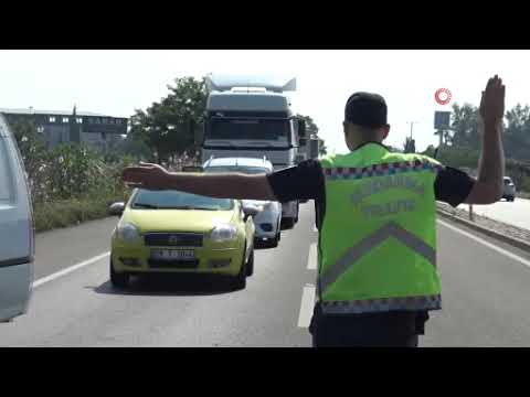 Aydın’da hava destekli trafik denetimi