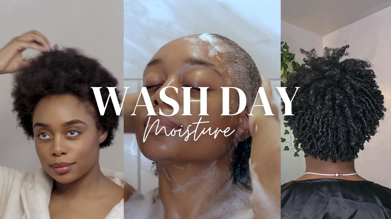 Moisturizing Wash Day with Hair Food on Type 4 Natural Hair - YouTube