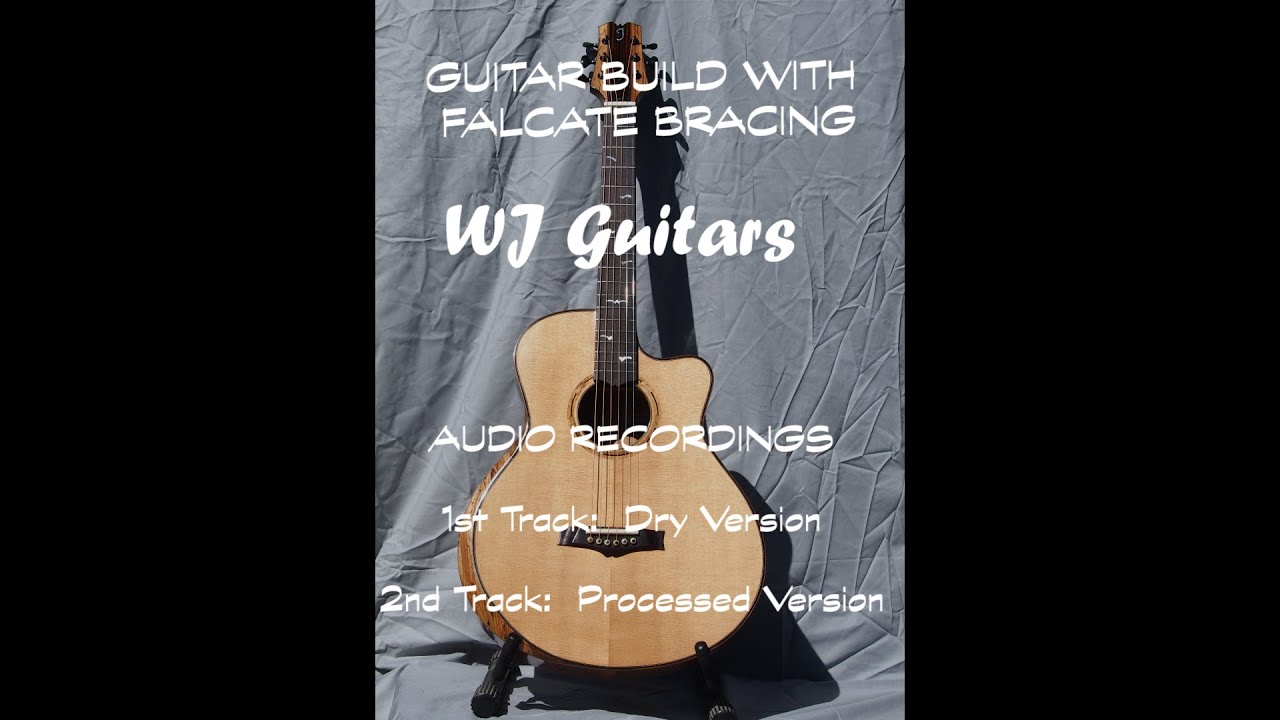 Falcate Guitar Build with Audio Tracks - YouTube