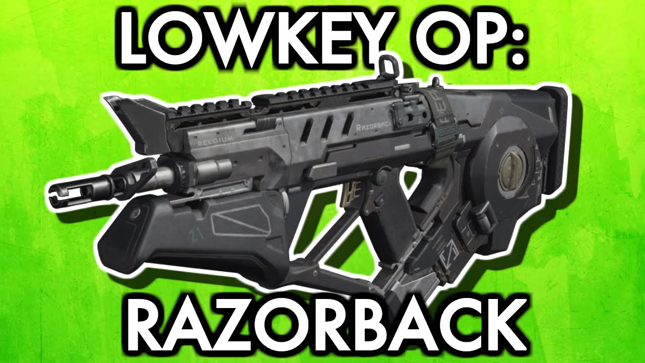 BLACK OPS 3 LOWKEY OP: RAZORBACK BEST CLASS SETUP! (DARK MATTER ...