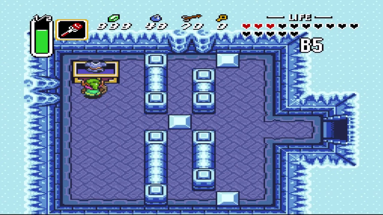How to get to the Big Chest in Ice Palace - Zelda: A Link to the Past ...