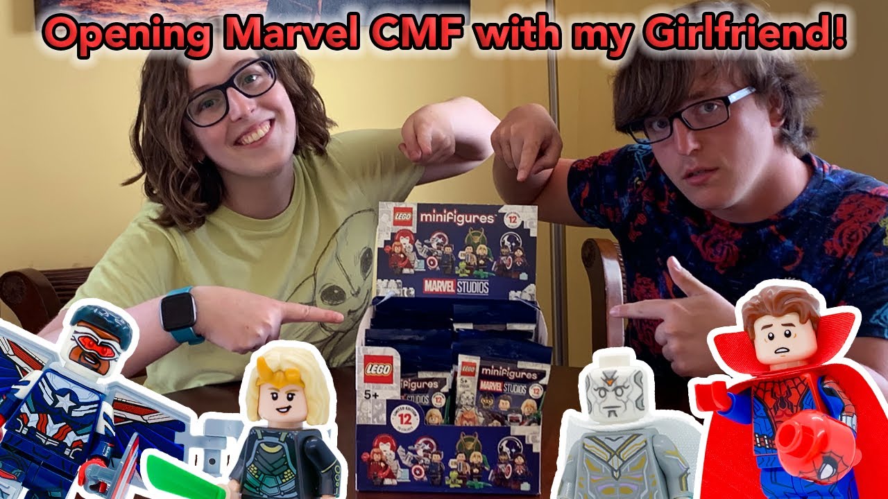 Opening a box of NEW LEGO Marvel Studios CMF with my girlfriend! - YouTube