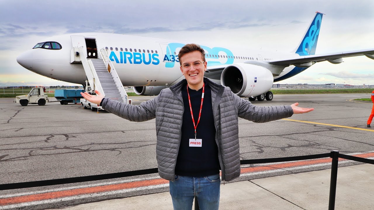 I was invited to an AIRBUS FIRST FLIGHT | A330-800neo! - YouTube