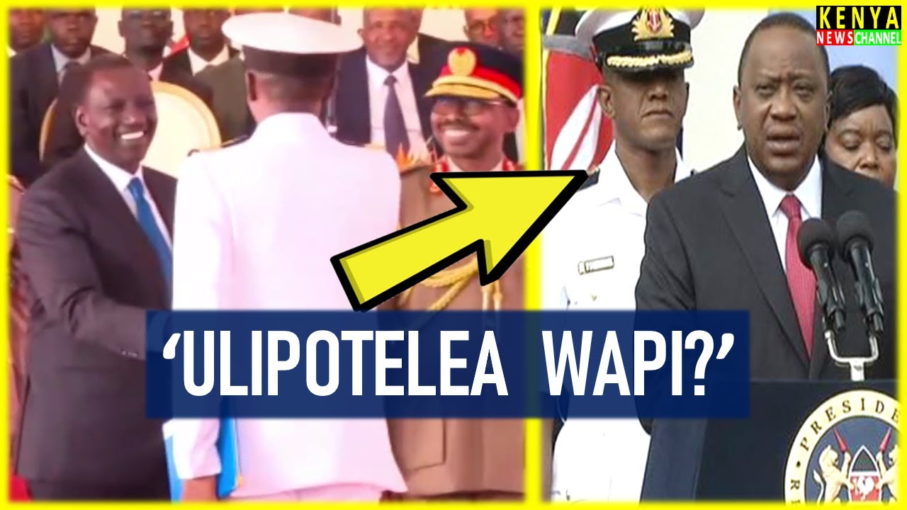 Laughter as Ruto meets former Uhuru Bodyguard Timothy Stelu Lekolool ...