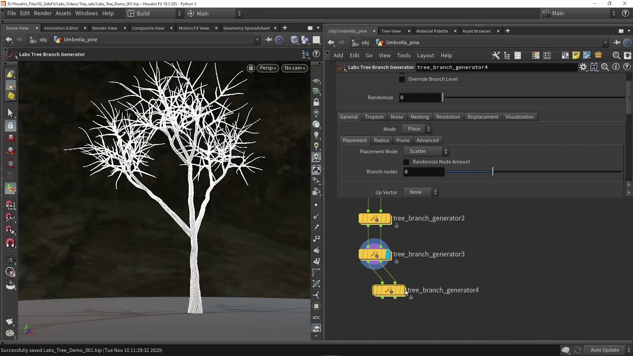 Tree Generator | Create an Umbrella Tree - YouTube