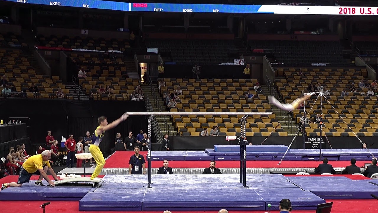 Kevin Penev - Parallel Bars – 2018 U.S. Gymnastics Championships ...