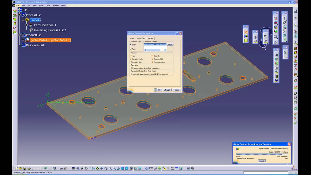 CATIA V5 intelligent manufacturing - YouTube