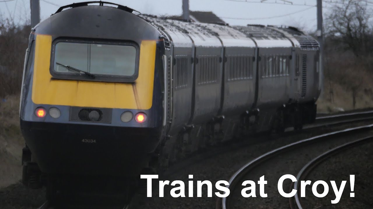 Trains at Croy Station! - 26/02/2022 - YouTube