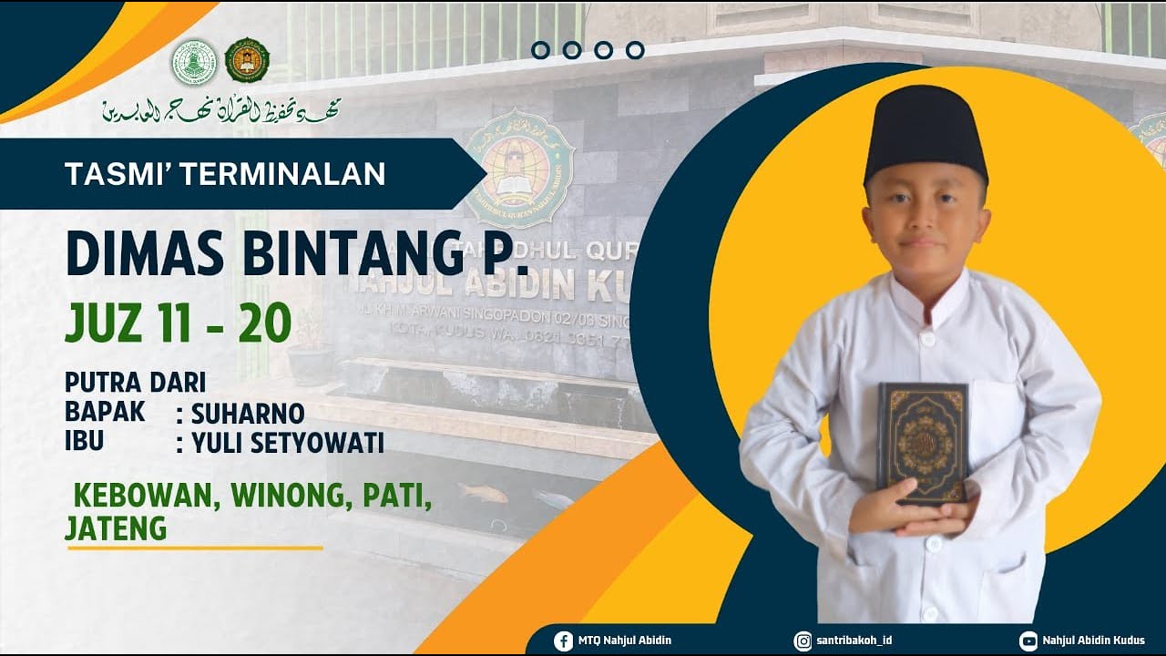 Tasmi' 11-20 Part 2 || Ananda Dimas Bintang Pratama || Kamis, 10 Juli ...