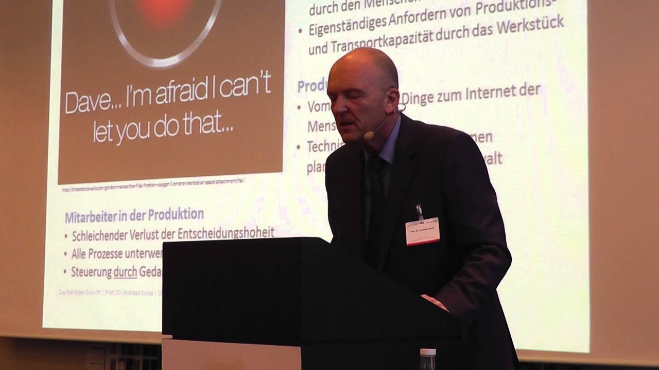 Prof. Dr. Andreas Syska - Industrie 4.0 - YouTube