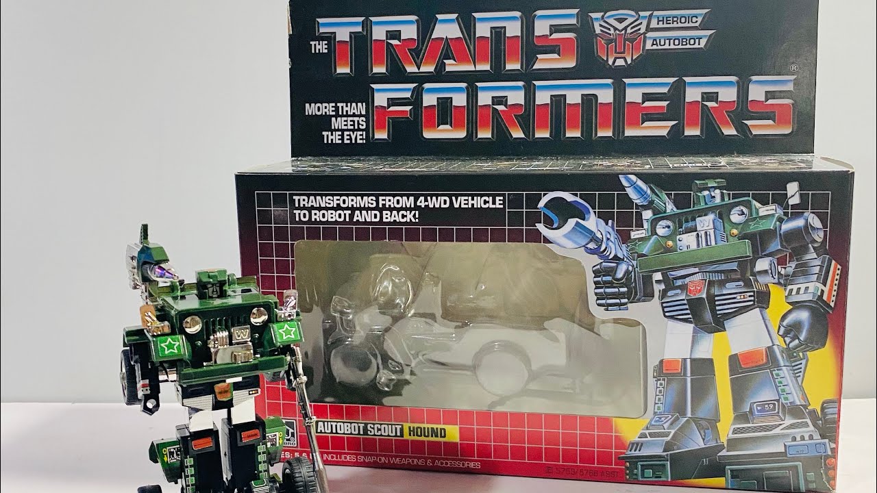 Transformers G1 re-issue Autobot scout Hound - YouTube