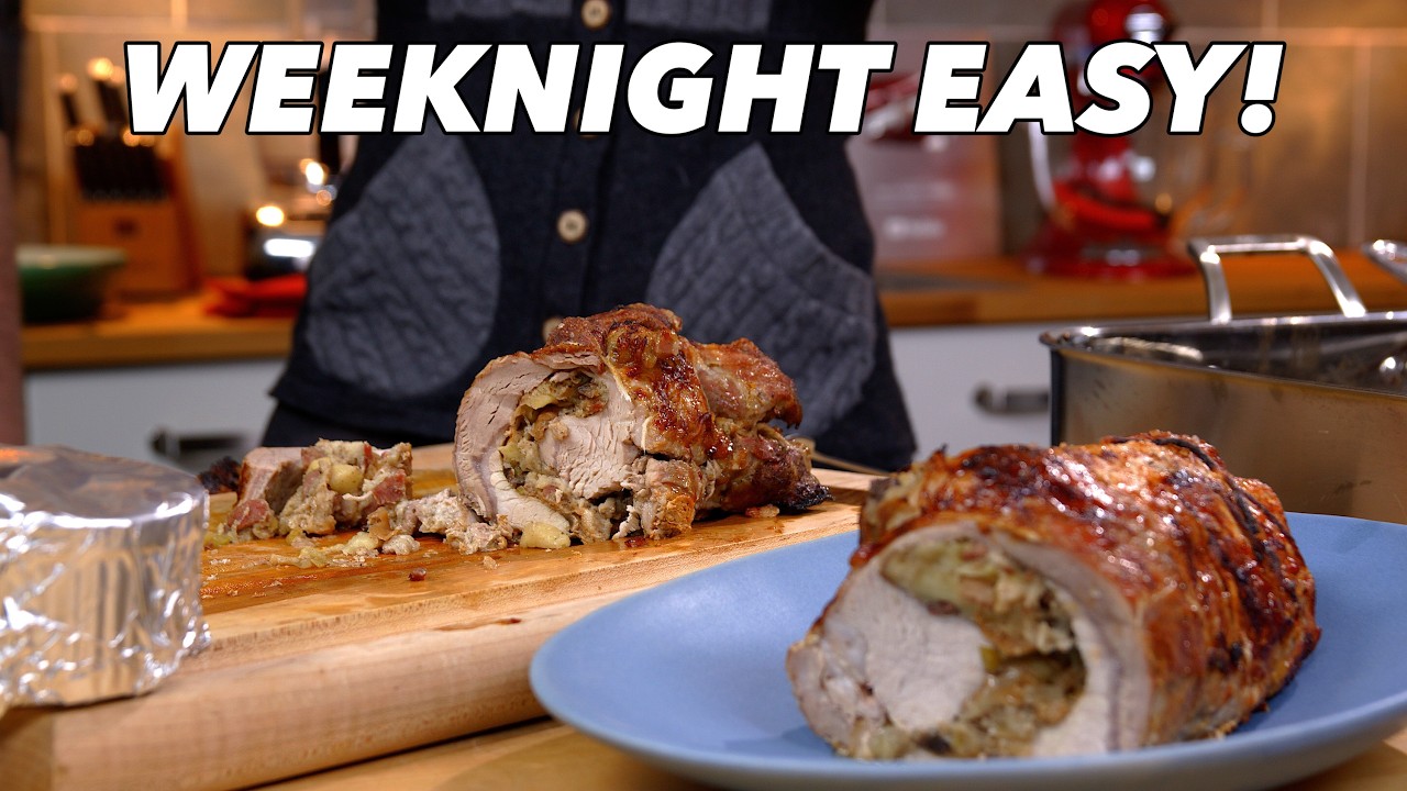 Amazingly Tasty Roasted Stuffed Pork Loin - Glen And Friends Cooking ...