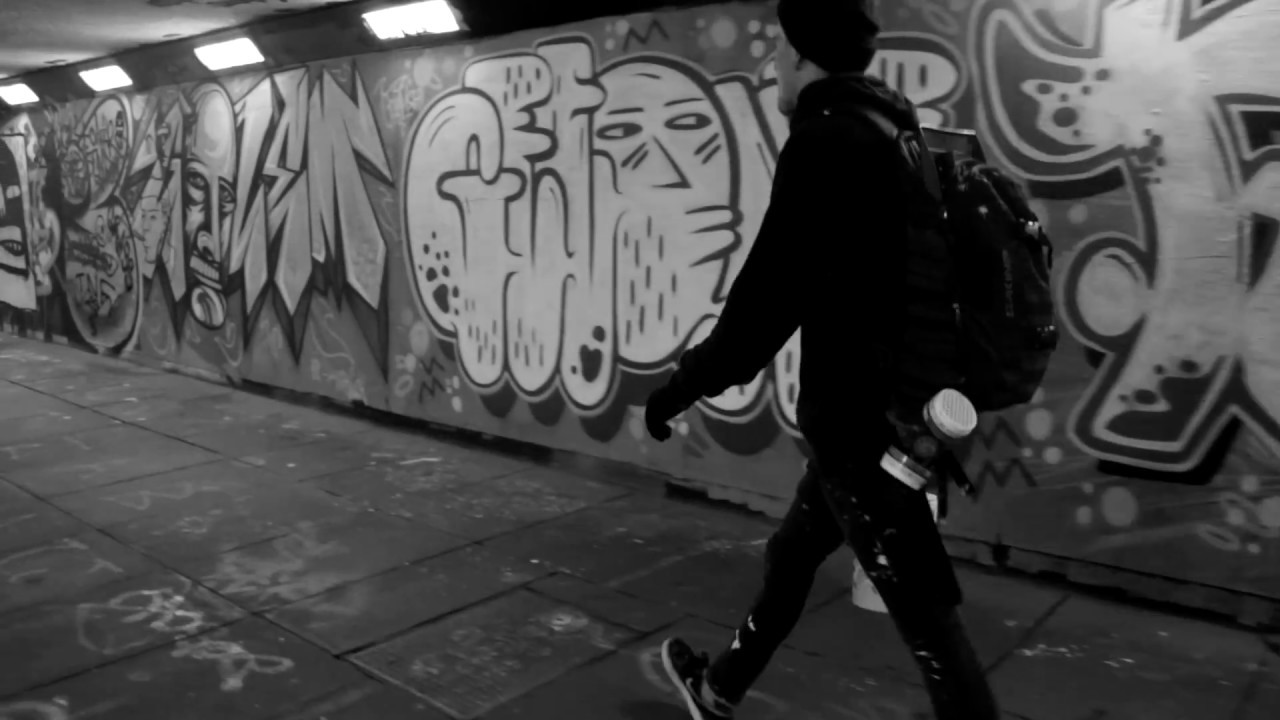 Drops Graffiti - Grapes Hill Underpass Norwich - YouTube