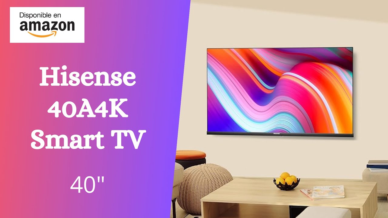 Hisense 40A4K Smart TV 40" Full HD - Natural Colour Enhancer, DTS ...