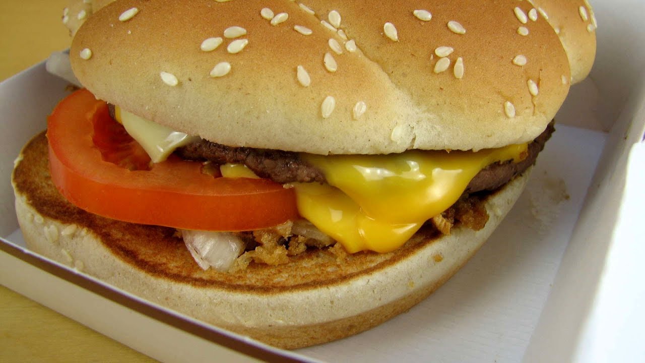 McDonald's Cheese'n Beef Burger - YouTube