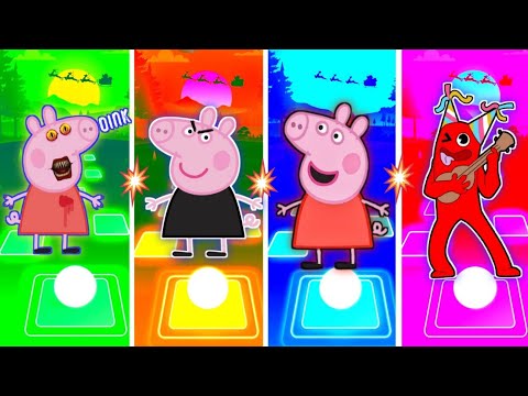 I Tried The Peppa Pig Tiles Hop Game - YouTube