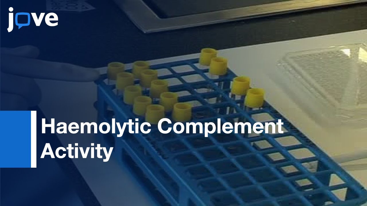 Measuring 50% Haemolytic Complement Activity Of Serum l Protocol ...