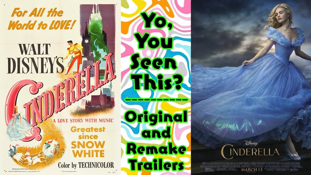 Original vs Remake Trailer: Disney's Cinderella - 1950 & 2015 - Disney+ ...