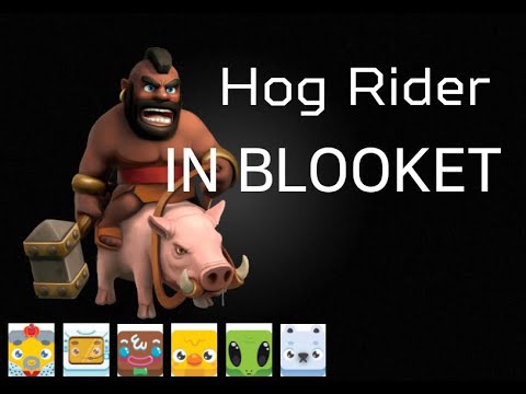 How to make Hog Rider from Clash of Clans in Blooket - YouTube