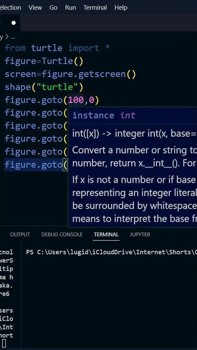 Como crear figuras en Python con Turtle #programacion #python # ...