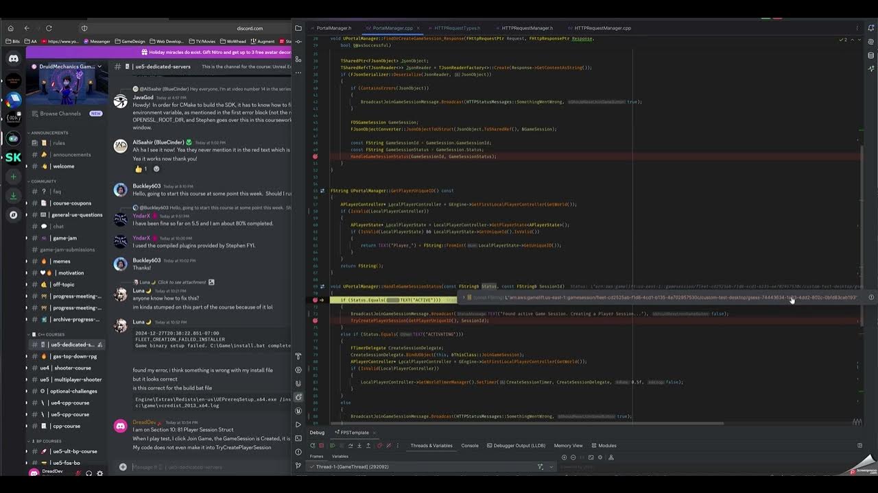 Section 10: 80 Player Session Struct - YouTube