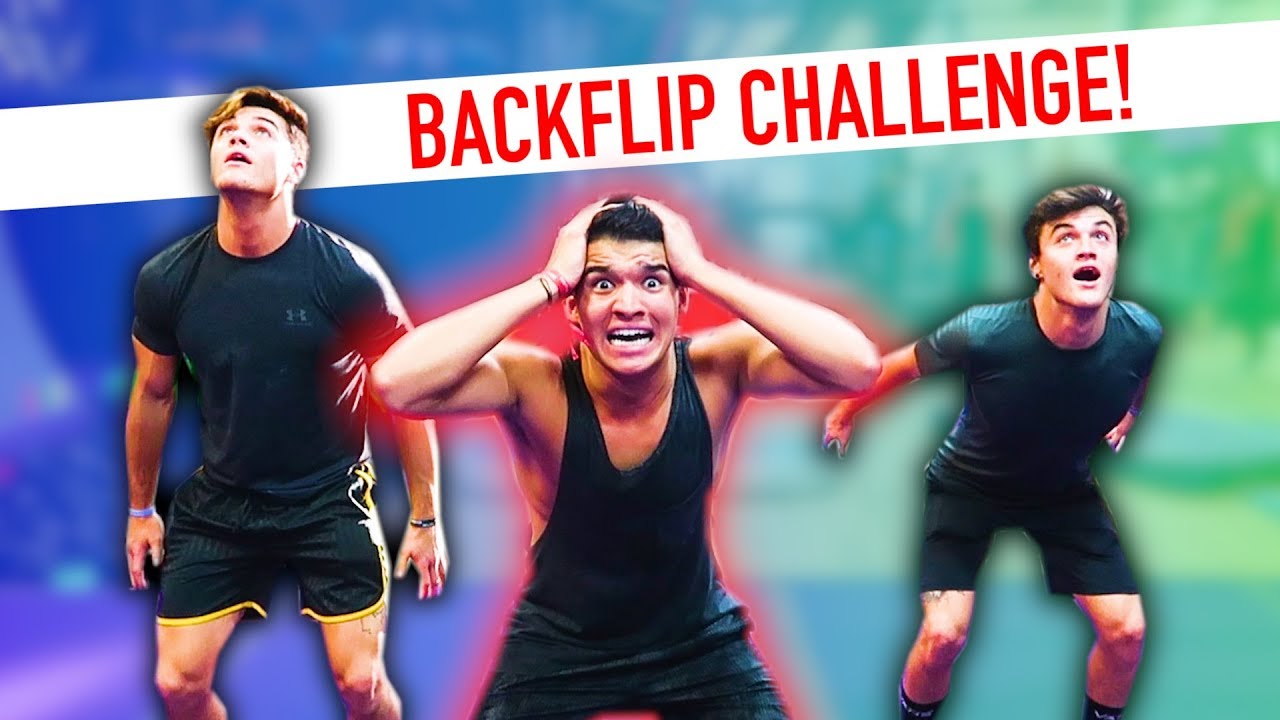 Doing My First BACKFLIP! - YouTube