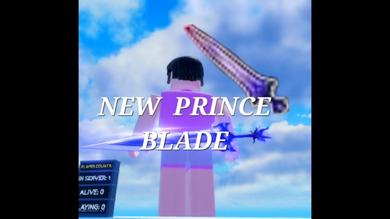 Purchasing the new Prince Blade In Blade ball (roblox) - YouTube