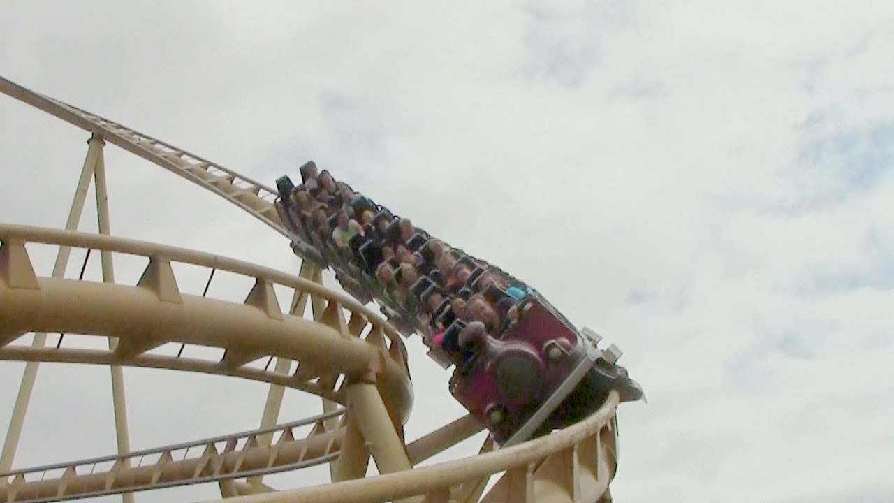 Thunder Loop off-ride HD Attractiepark Slagharen - YouTube