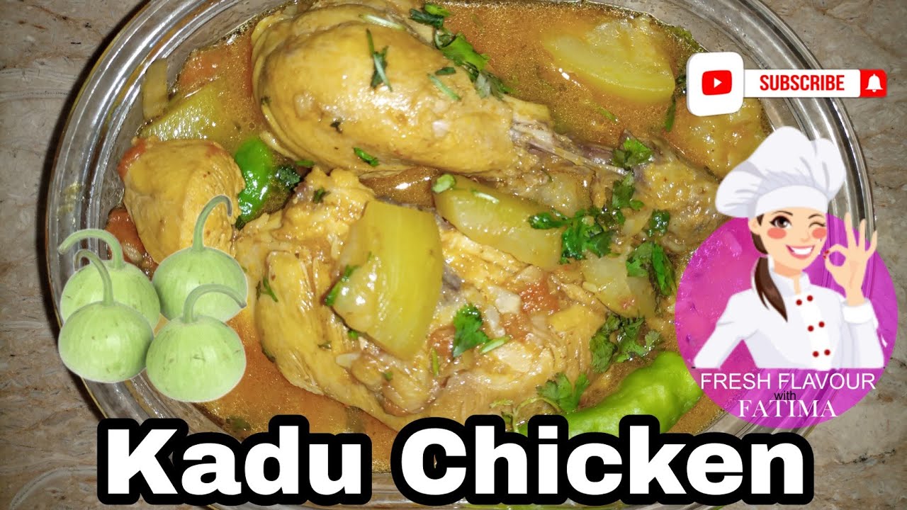 | Kadu Chicken | Kadu Gosht | by Fresh Flavour with Fatima # ...