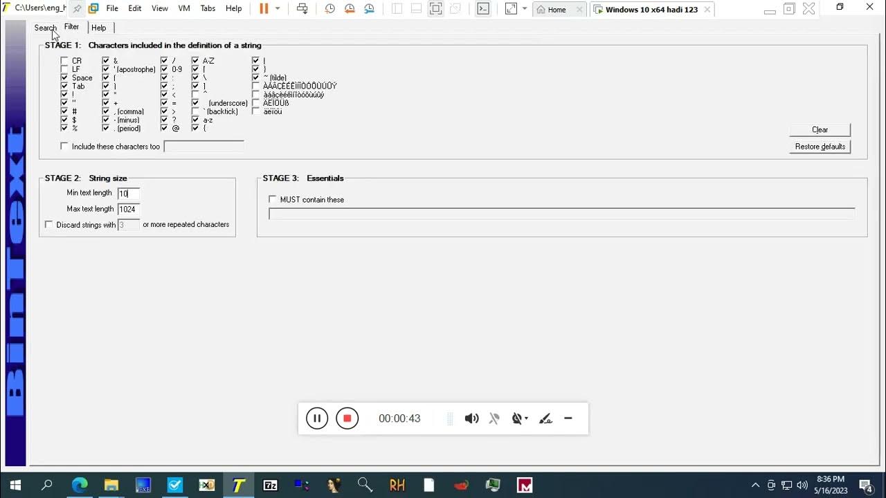 4 Static Analysis Extracting Strings - YouTube