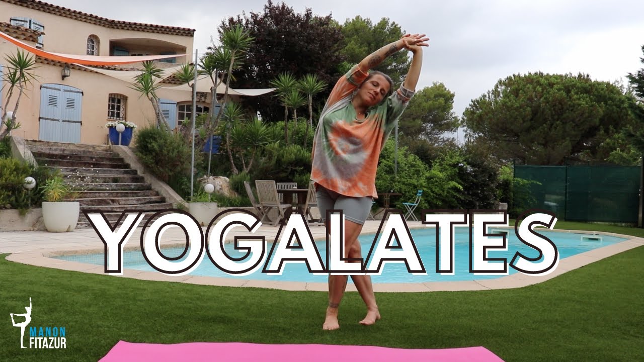 YOGALATES séance complète 45 minutes - YouTube