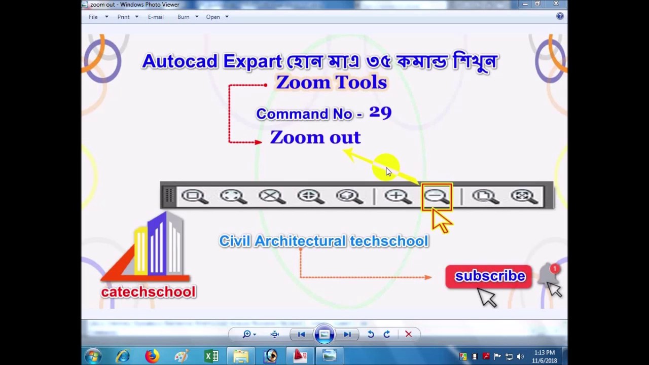 How To Use Of Command Zoom Out For Autocad YouTube How To Use Of Command Zoom Out For Autocad YouTube