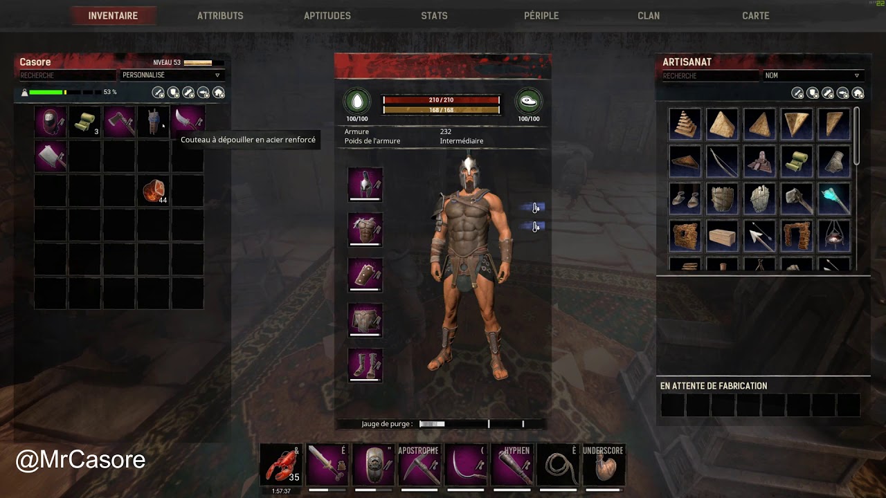 Conan Exiles [FR/EN] - Obtenir un sac à dos / How to get a backpack ...