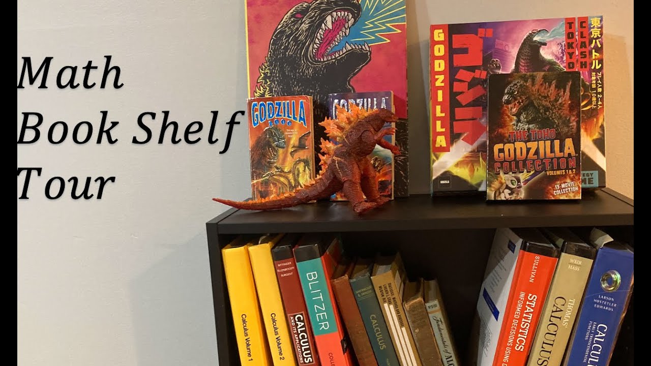 Math Book Shelf Tour! - YouTube