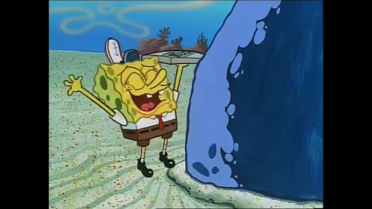 Sponge bob finds out what the boulder Really is - YouTube