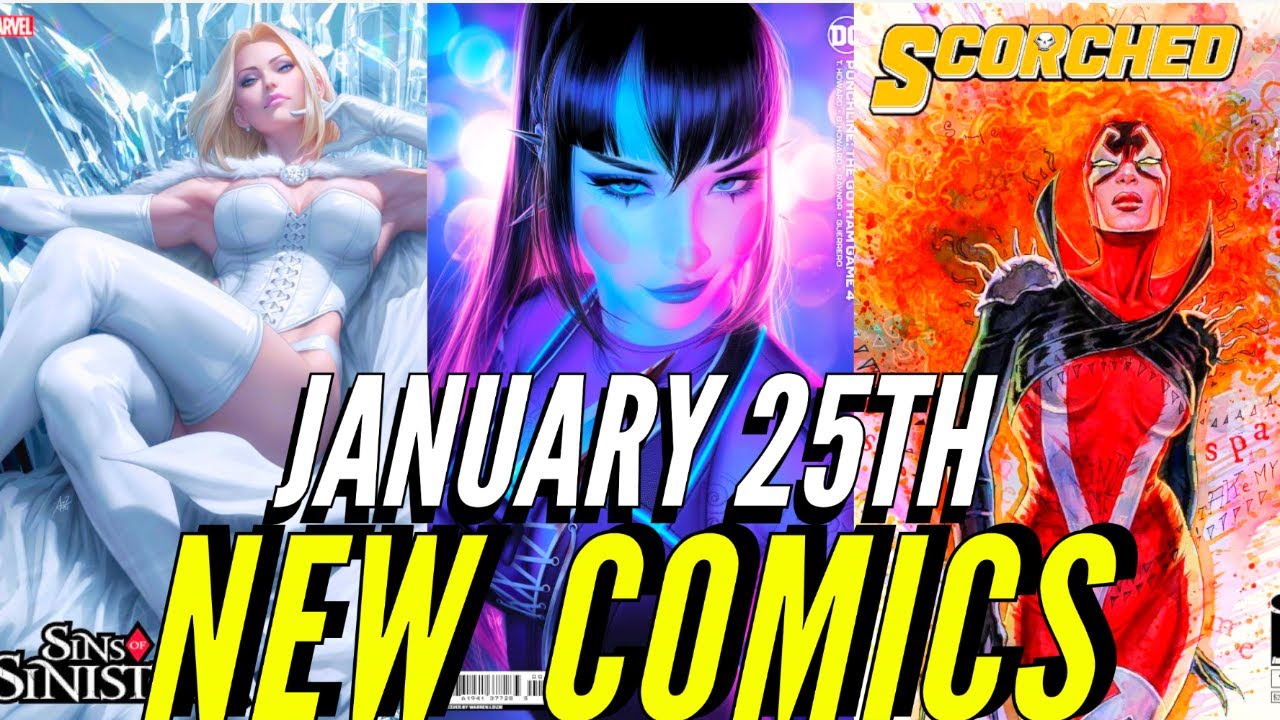 NEW COMIC BOOKS RELEASING JANUARY 25TH 2023 MARVEL COMICS & DC COMICS ...