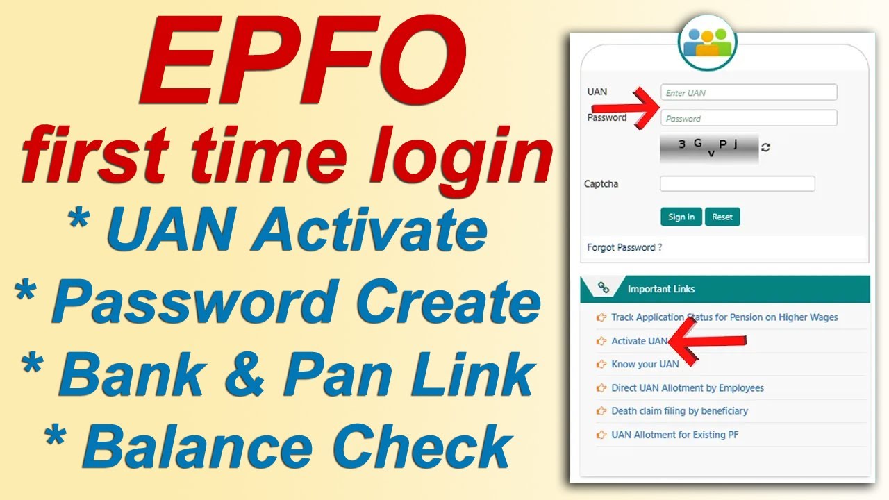 UAN login first time user || UAN Number milne ke baad kya kare || How to first login in pf ...