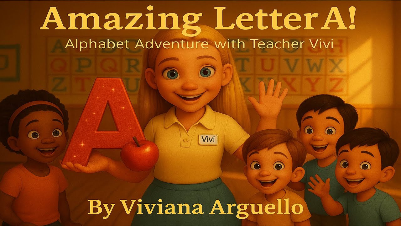 Learn the Letter A with Teacher Vivi | Alphabet Adventure for Kids | A ...