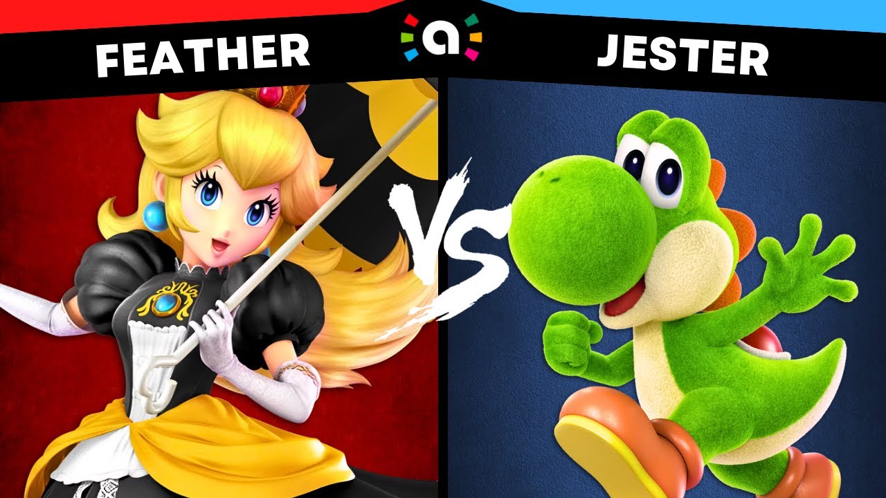 Feather (Peach) vs Jester (Yoshi) | Super Smash Bros Ultimate Amiibo ...