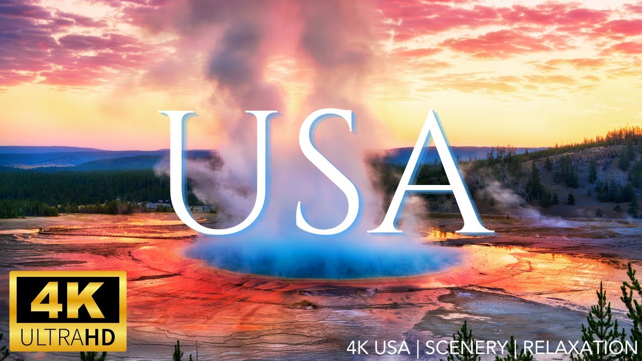 USA in 4K | UNITED STATES | BEAUTIFUL SCENERY | RELAXATION - YouTube