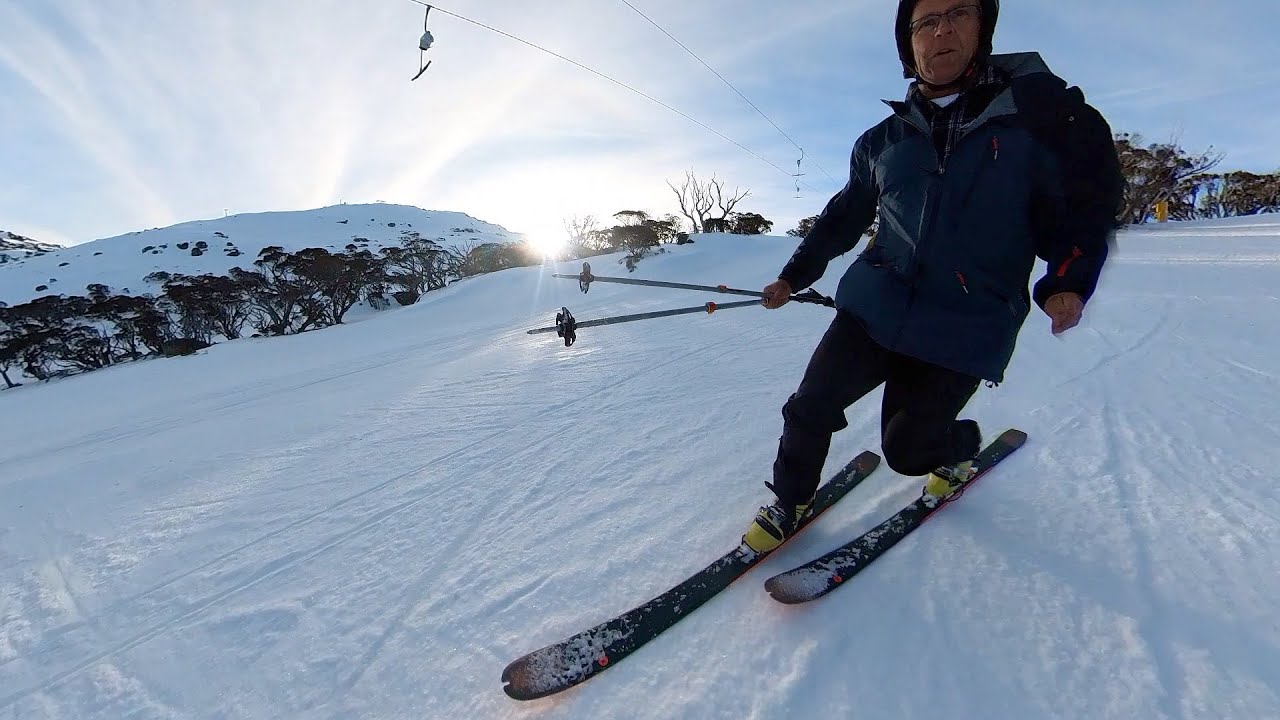 Telemark ski Perisher - YouTube