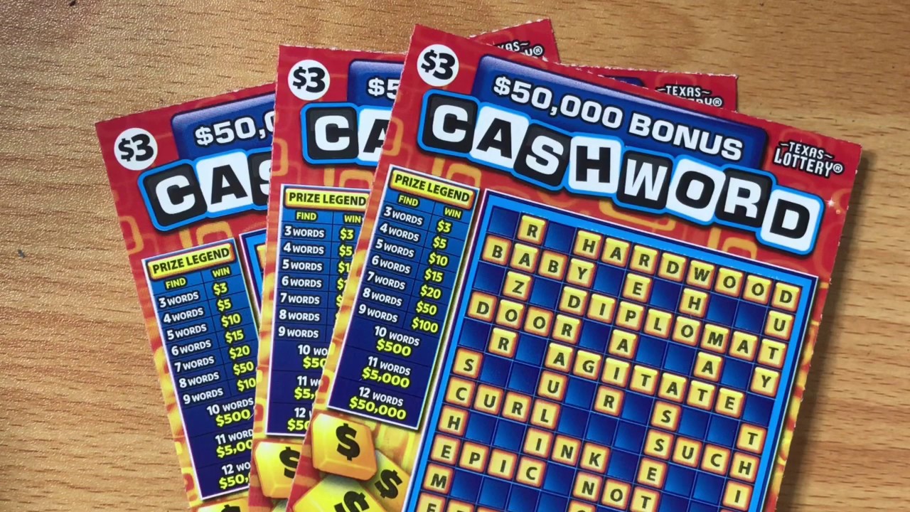 2 FOR 3, YAY! $3 $50,000 Bonus Cashword Texas Lottery - YouTube