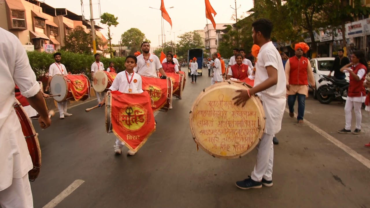 || karmoli || Martand dhol tasha and dhwaj Parthak virar West - YouTube